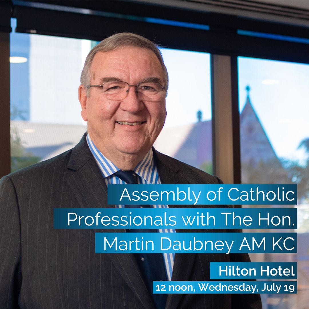 Lunch with the Hon. Martin Daubney AM KC - Catholic Foundation